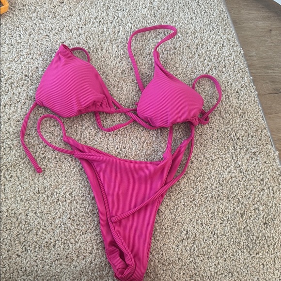 Swim | Vibrant Pink Bikini Set | Poshmark